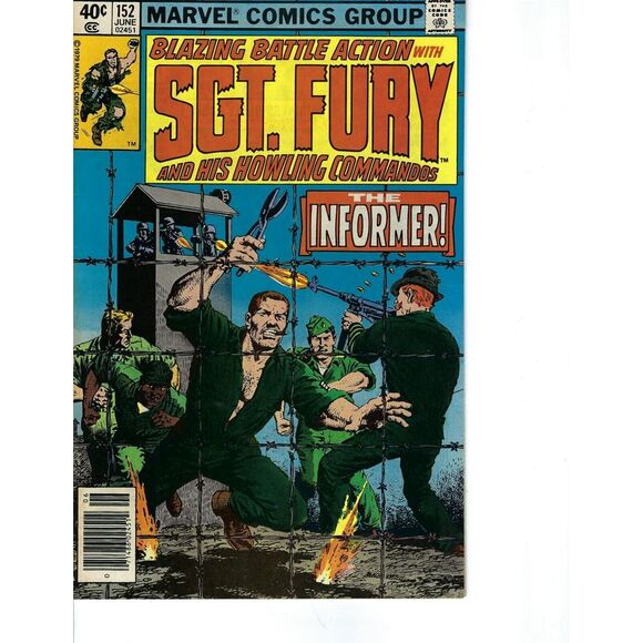 Costumes | Sgt Fury And His Howling Commandos 152 Newsstand Marvel ...
